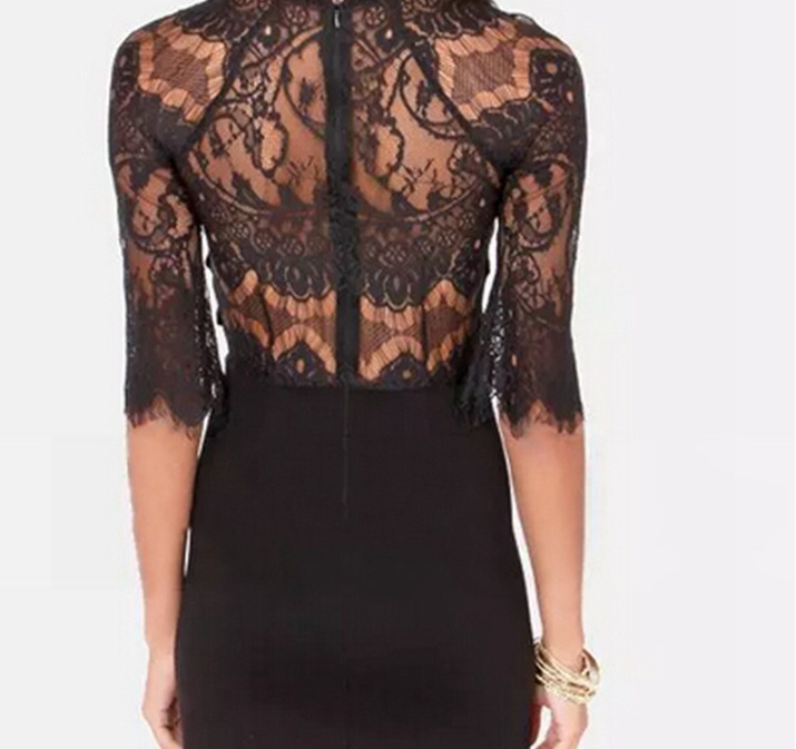 Transparent Lace Dress ，sexy Backless Dress on Luulla